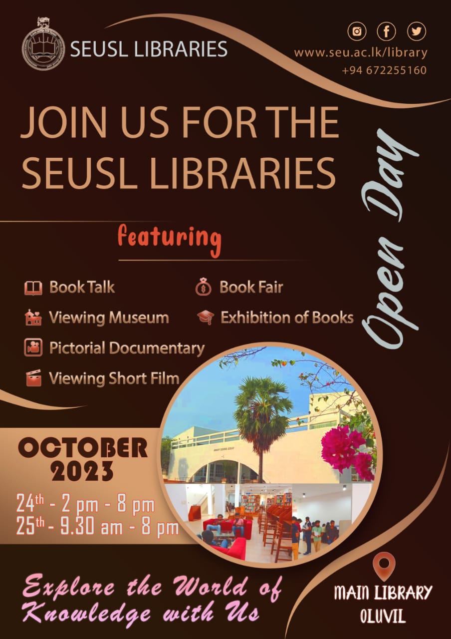 Live Streaming - OPEN DAY | SEUSL