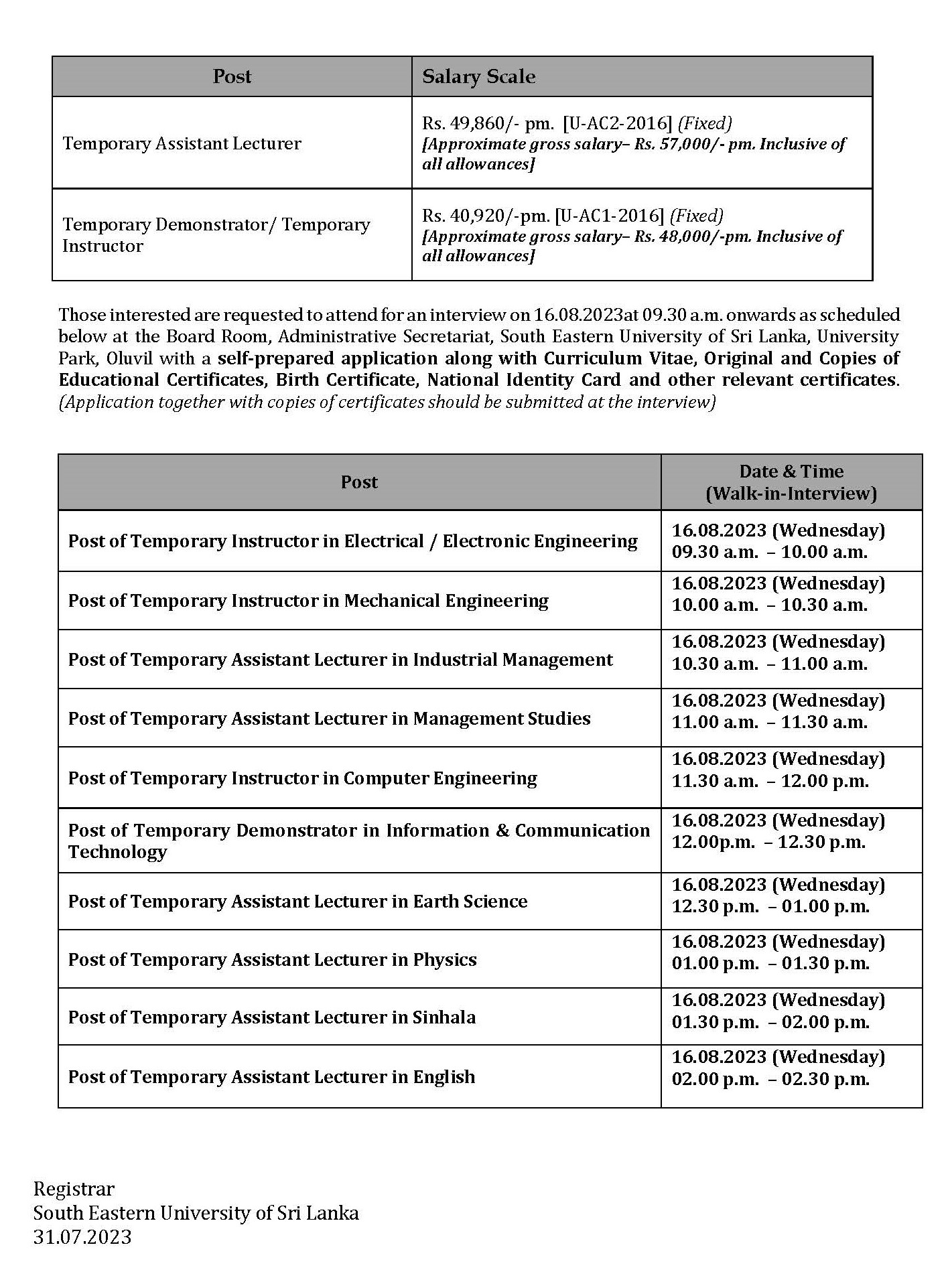 South Eastern University of Sri Lanka | SEUSL